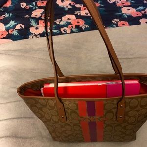 Bags | Authentic Coach Varsity Tote Bag | Poshmark